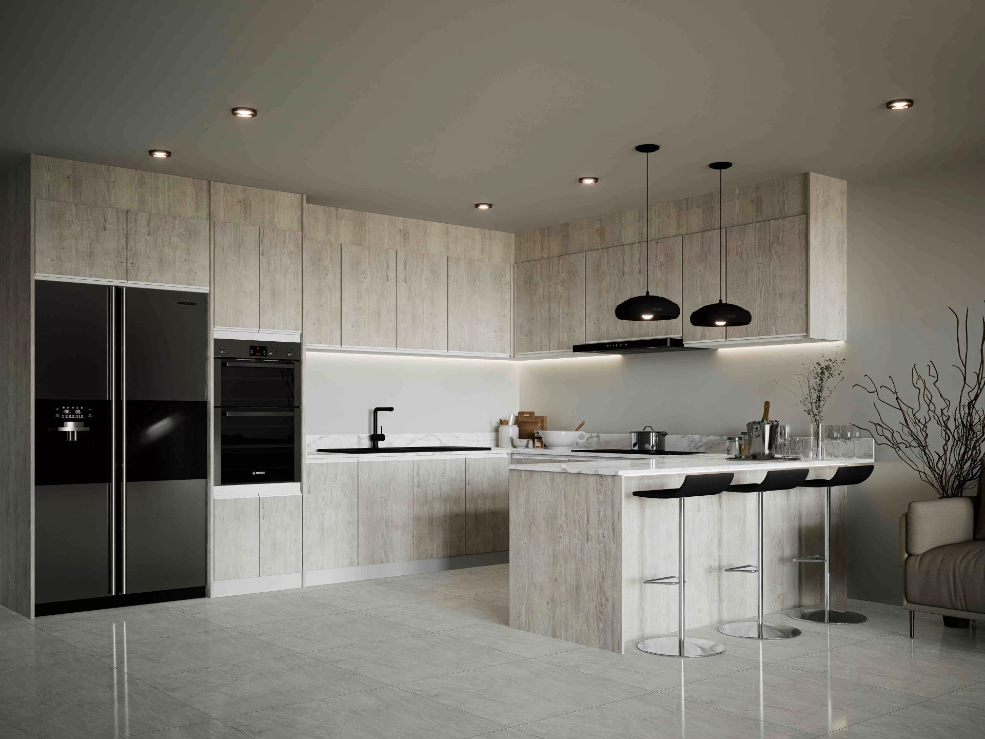 Peninsula Kitchen - Durá Kitchen